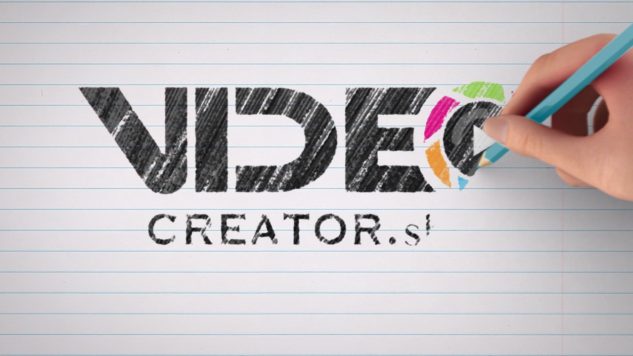 Hand Draw Paper Sketch Logo Intro - YouTube