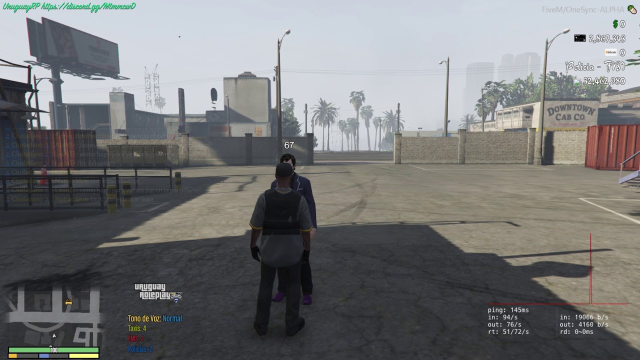 FiveM ESP URU ARG MEX UruguayRP OneSync 128 Slots No Whitelist SERVIDOR POPULAR STAFF 24 - YouTube