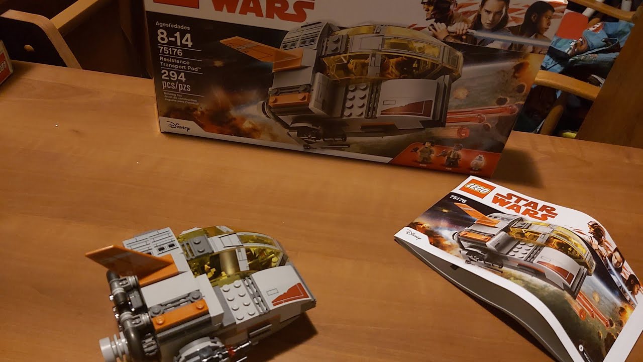 Lego star wars : le resistance transport Pod speebuild et review - YouTube