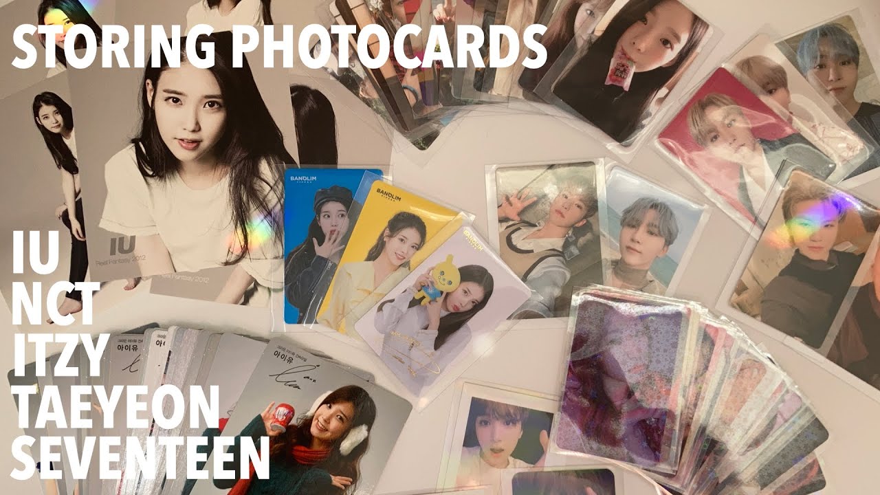 Storing + Organizing Photocards #11 Exciting IU Items, Seventeen, Itzy ...