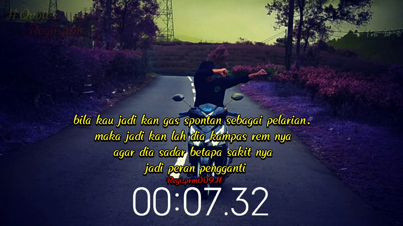 Quotes sindir'an (betapa sakit nya jadi peran pengganti ) - YouTube