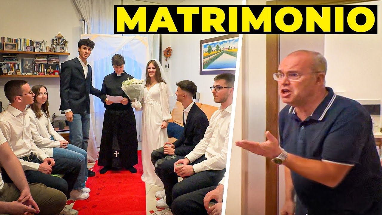 SCHERZO MATRIMONIO IN CASA a MIO PAPÀ! MI SONO SPOSATO! (leggendario ...
