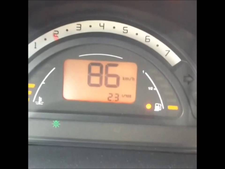 C2 1 4 Hdi Instant Fuel Consumption - YouTube