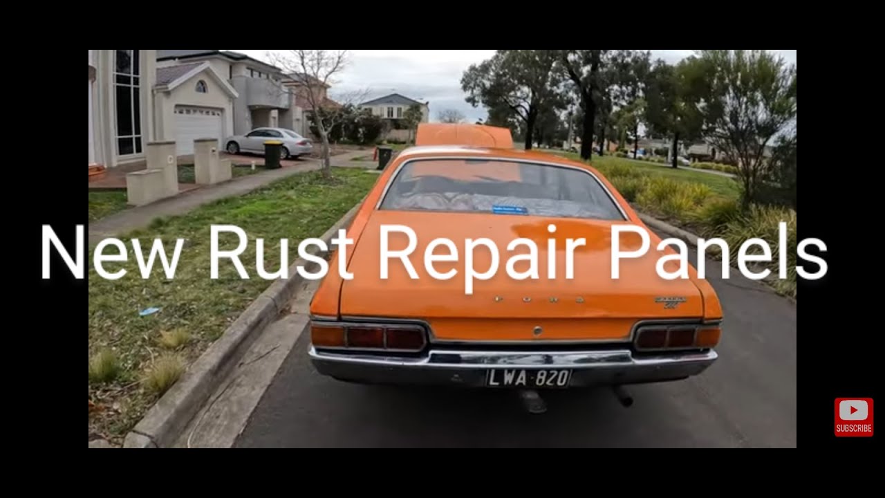 Rust repair panels fitted 1975 XB Falcon 500 Part 2 - YouTube