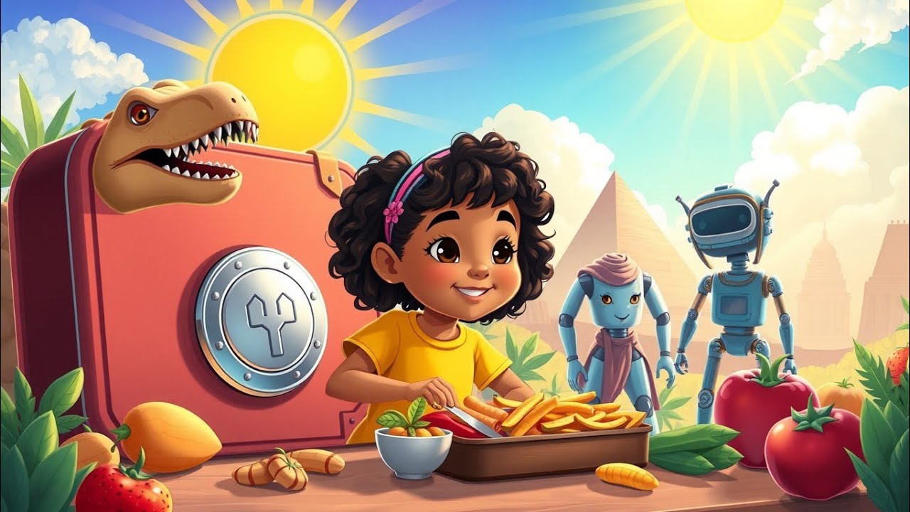 Mia's Time-Traveling Lunchbox Adventure - YouTube