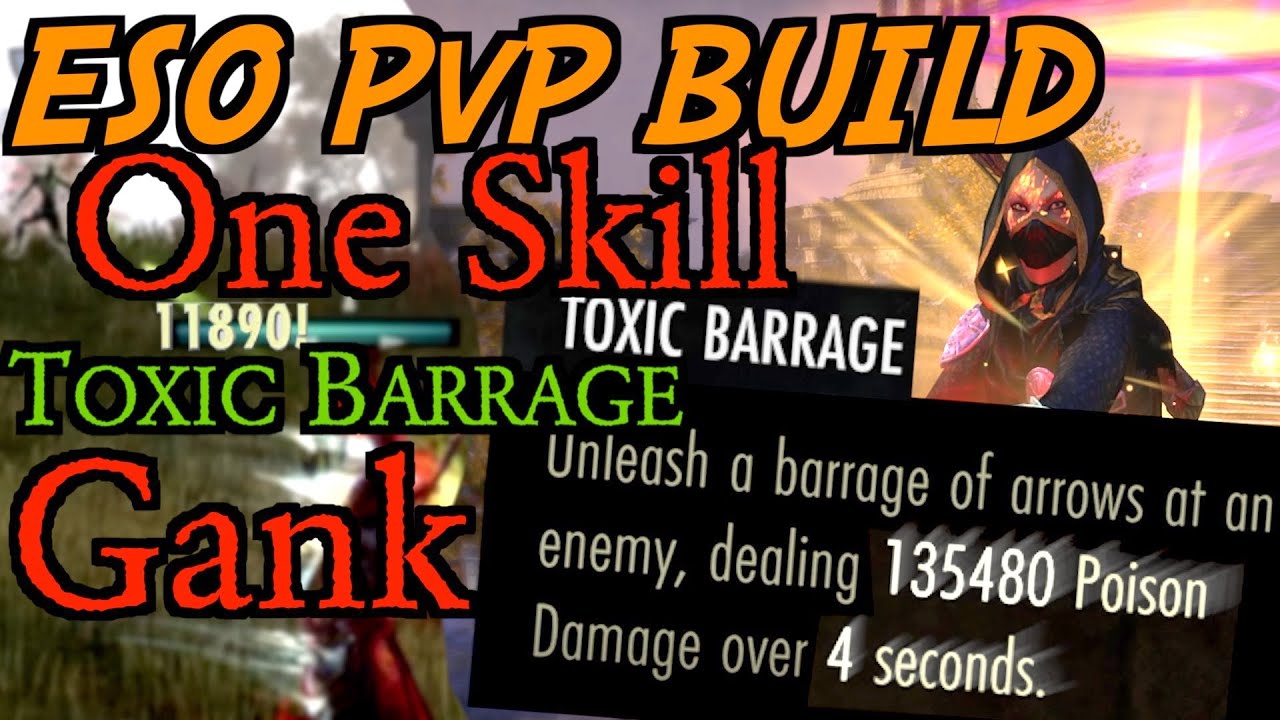 ESO PvP Build: The "ToxicBlade" Build | Nightblade Toxic Barrage Gank ...