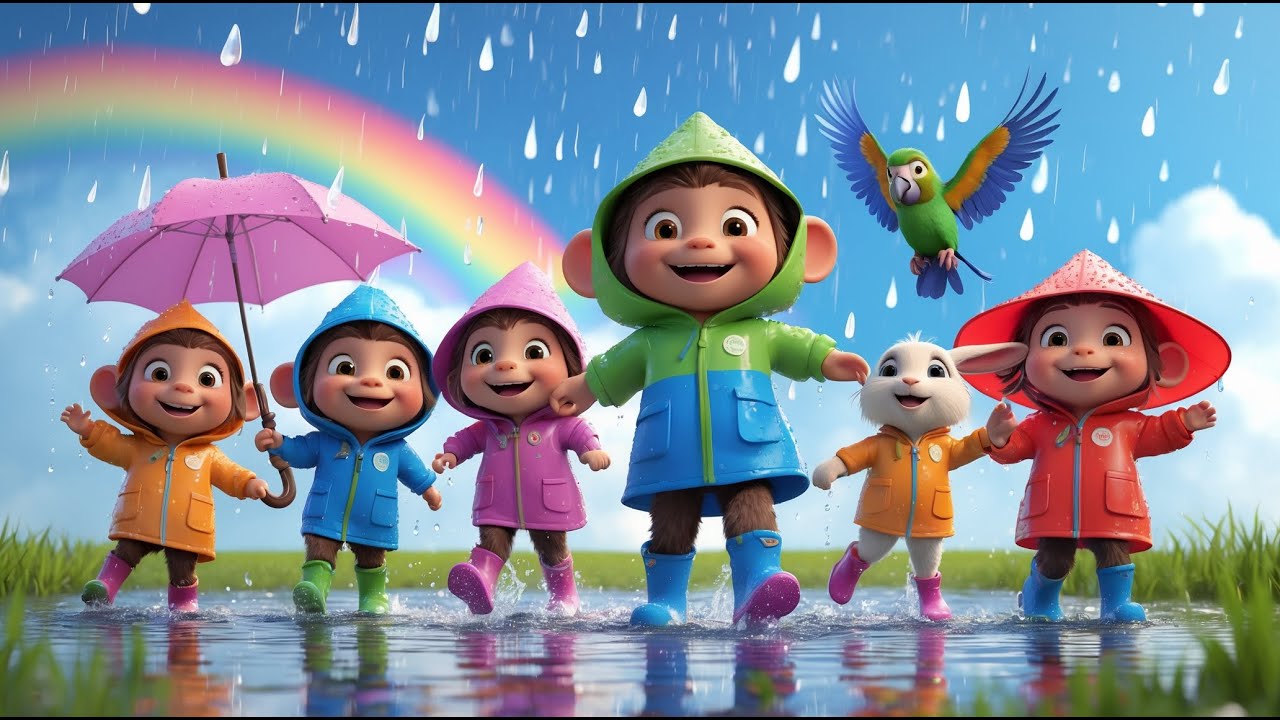 Rain Rain Go Away | Animal Version | Newborn Baby Songs & Cocomelon ...