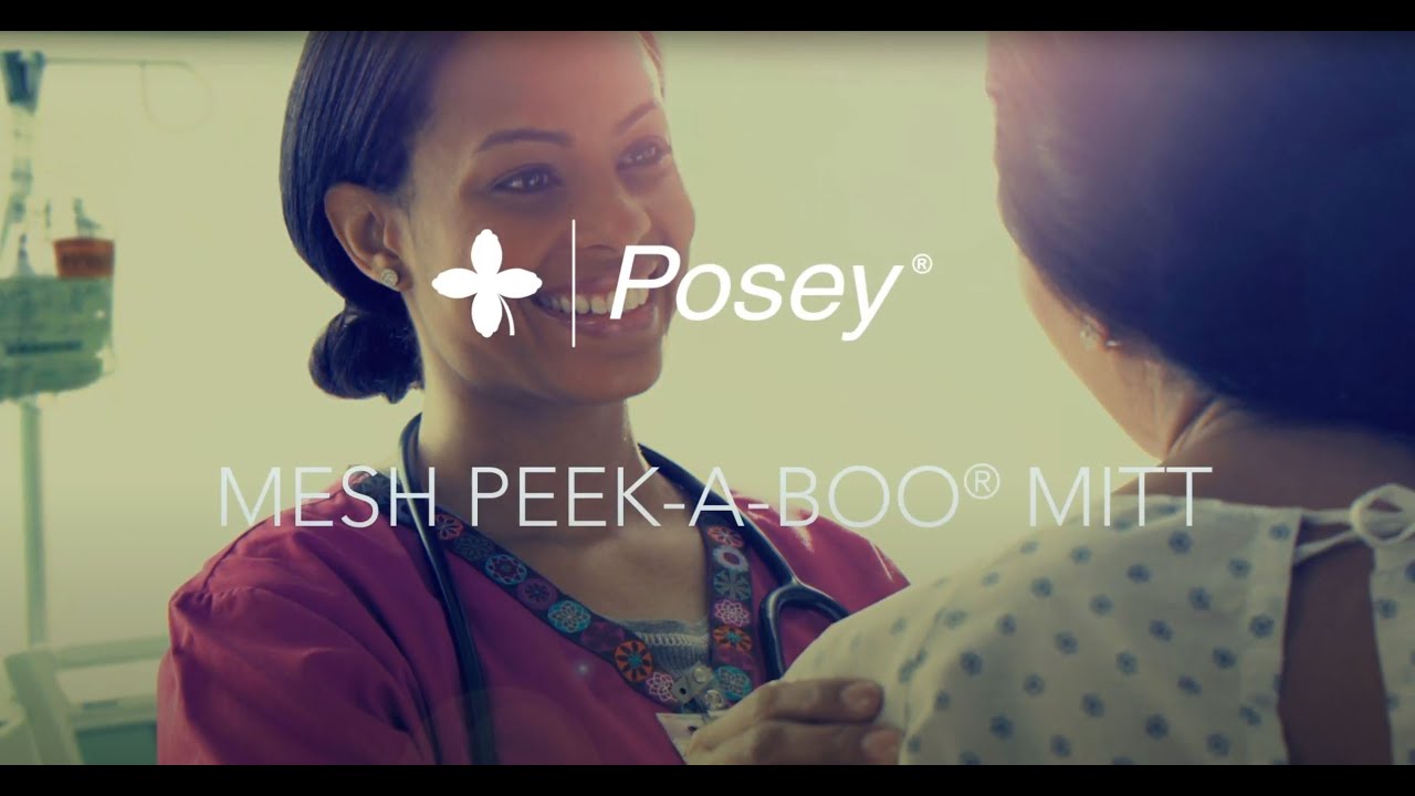 Posey® 2825 Mesh Peek-A-Boo™ Mitt – Instructions for Use - YouTube