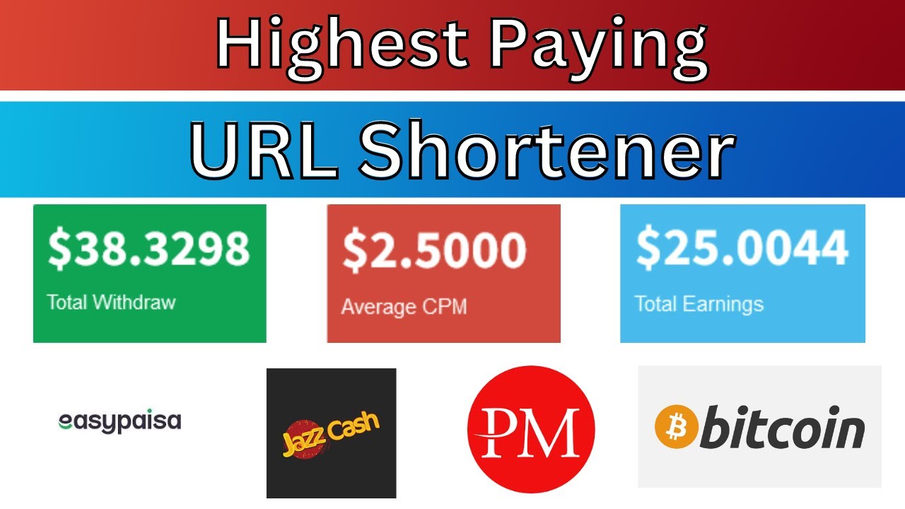 Highest Paying URL Shortener 2023 | Make Money Online In Pakistan ...