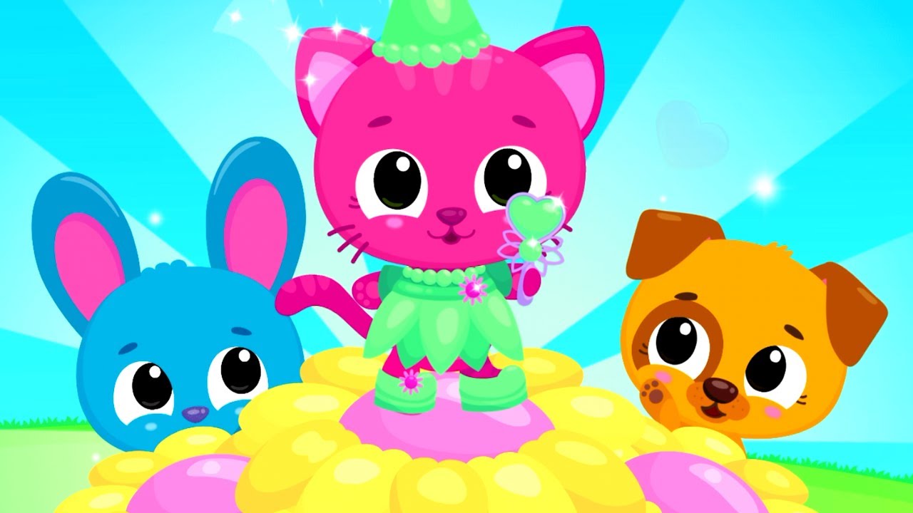 Cute & Tiny Magic Makeover, Preschool & House Plants - Best App Mini Games - YouTube