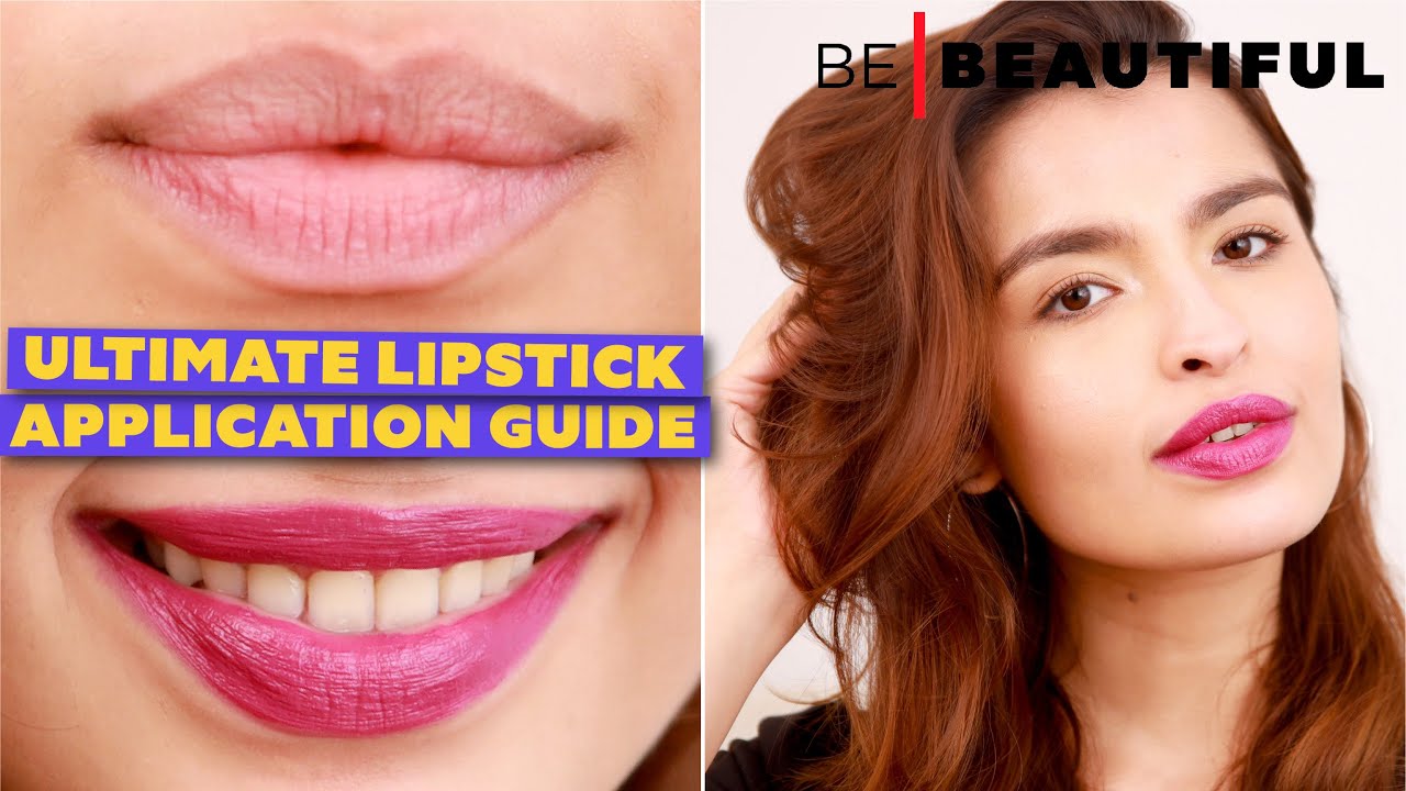 How To Apply Lipstick Perfectly As A Beginner | Lipstick Guide for ...