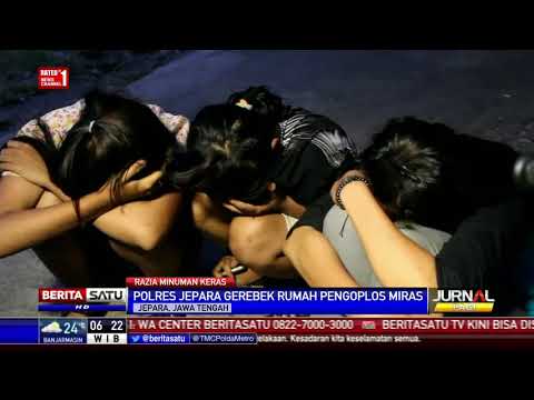 Gerebek Rumah Pengoplosan dan Penjualan Miras Oplosan di Jepara
