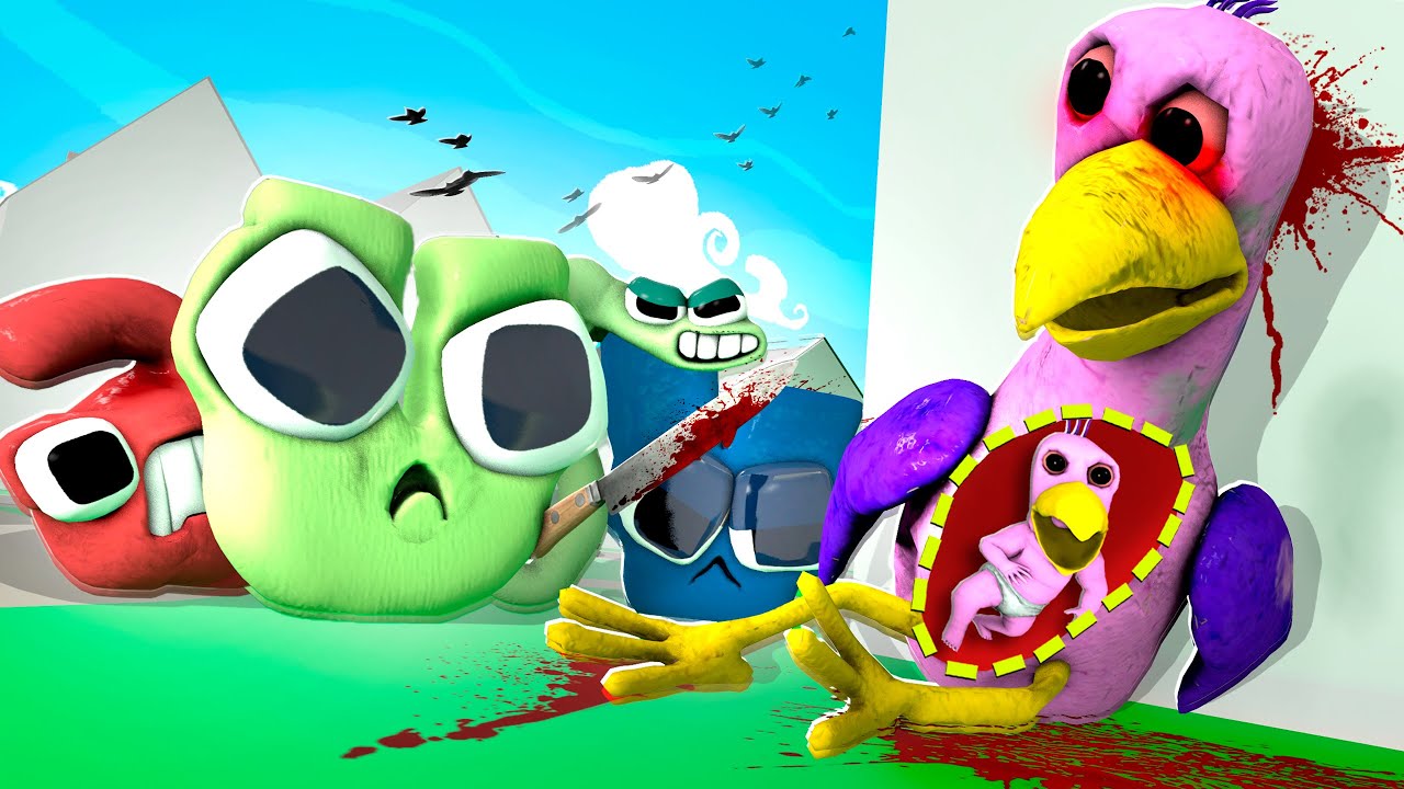 SAVE PREGNANT OPILA BIRD VS LOWERCASE BABY ALPHABET LORE In Garry`s mod ...
