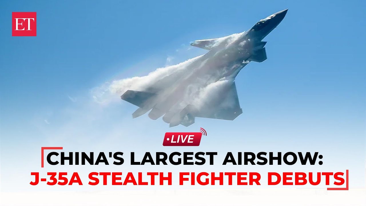 Zhuhai Airshow: China shows off J-35A stealth fighter jet at its largest airshow - YouTube