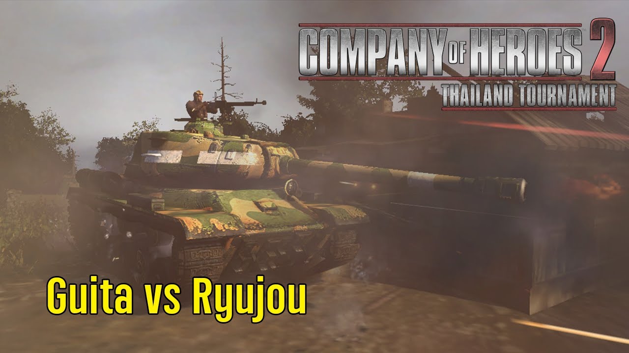 [Company of Heroes 2] ทัวรนาเม้น สายล่าง Guita vs Ryujou - YouTube