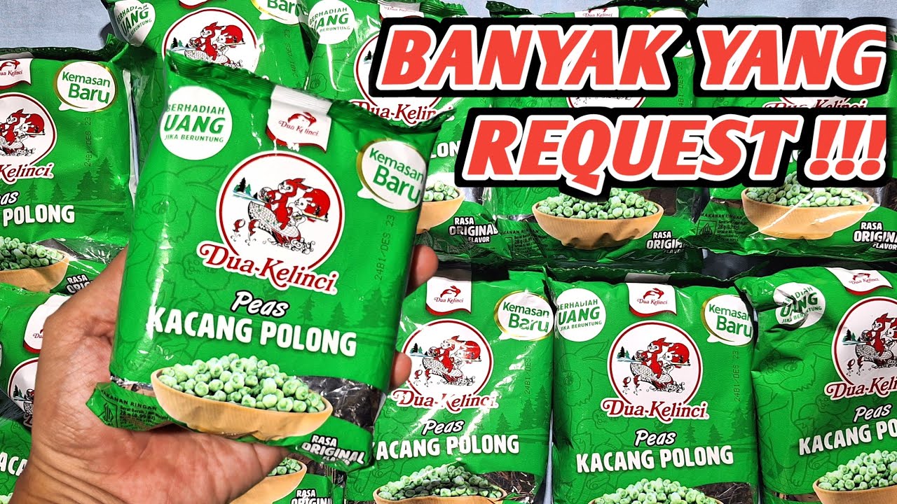 UNBOXING KACANG POLONG DUA KELINCI SNACK BERHADIAH UANG 2023 - YouTube