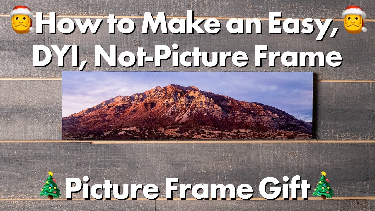 How to Make an Easy, Not-picture Frame, Picture Frame Thing | Easy DIY ...