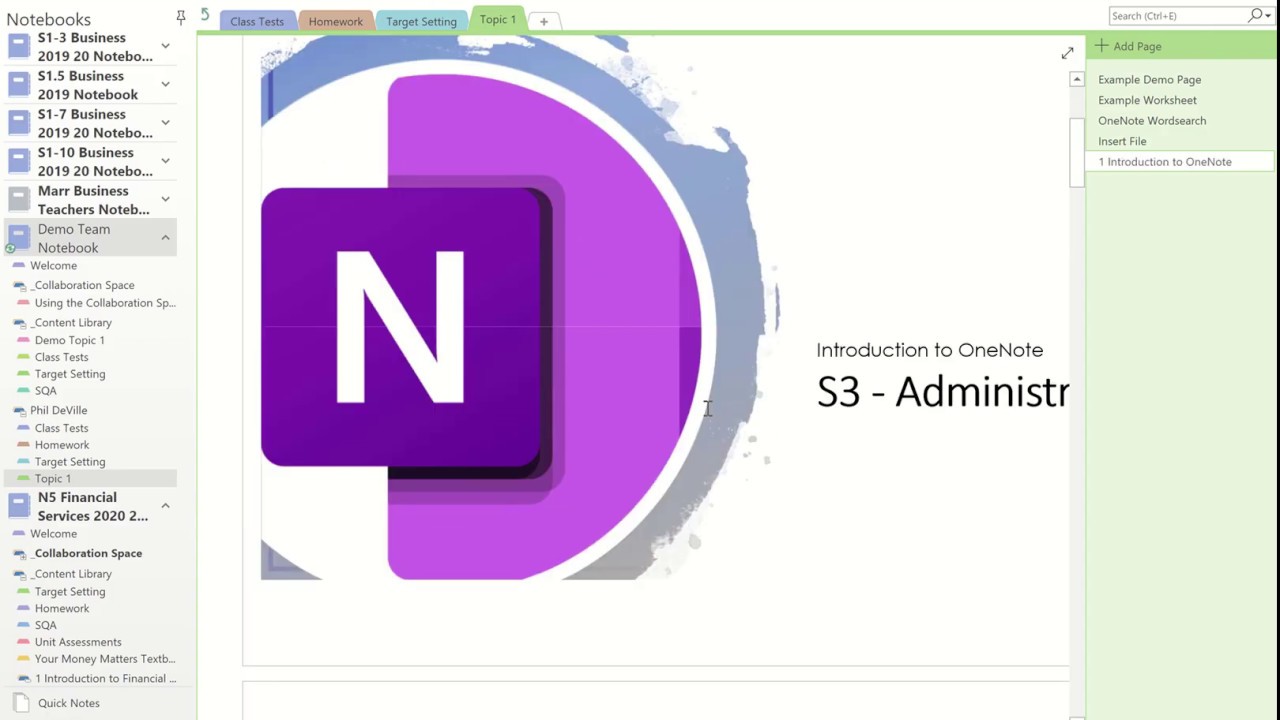 Student - Uploading a File and File Printout in OneNote - YouTube