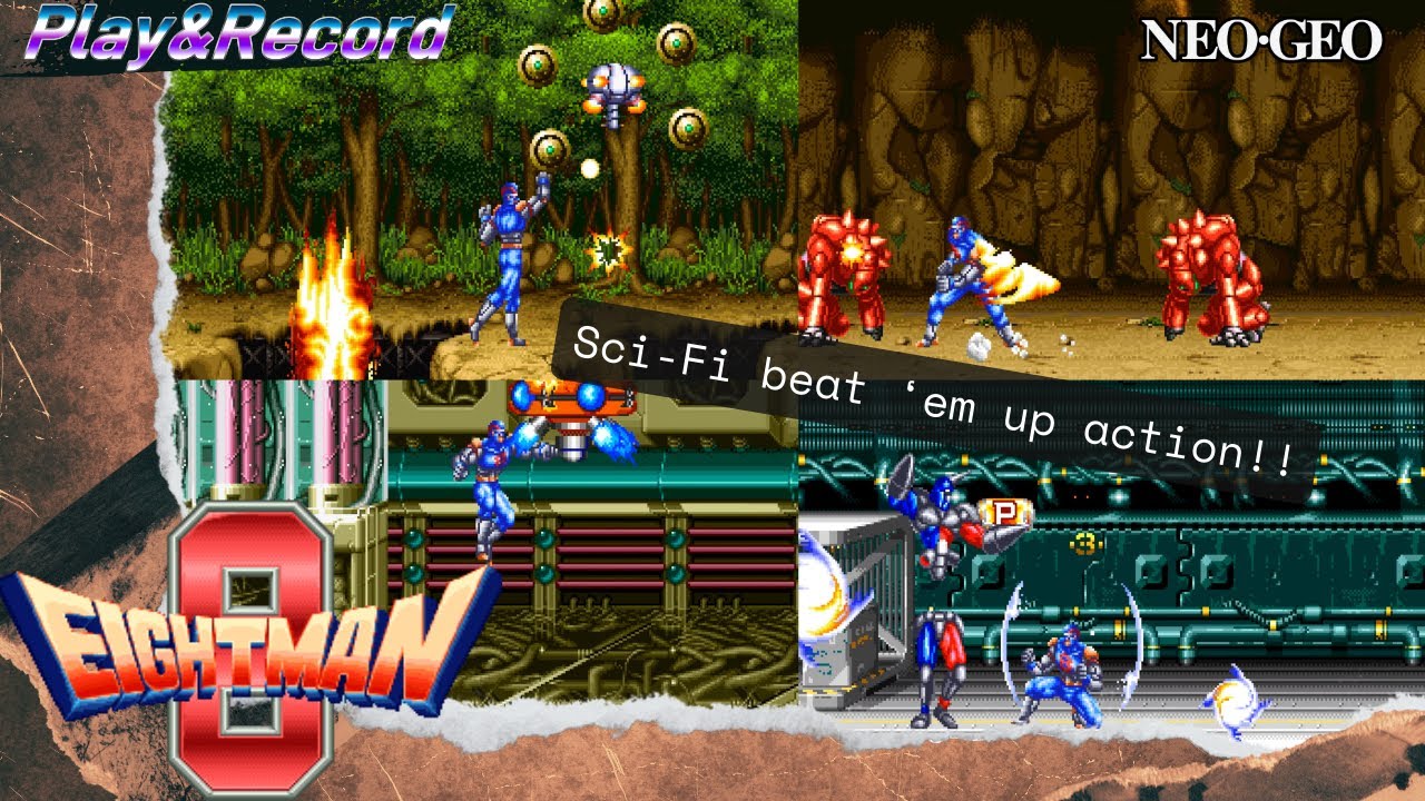 Eight Man (Neo Geo) Playthrough Non Commentary - YouTube