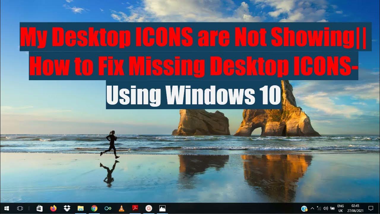 How to Fix Missing Desktop Icons in Windows 10 - YouTube