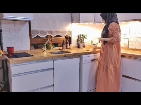 Sade Temiz ve Düzenli Evde Mutfak Rutinim |Dukan Bira Tarifi | Ispanaklı pide