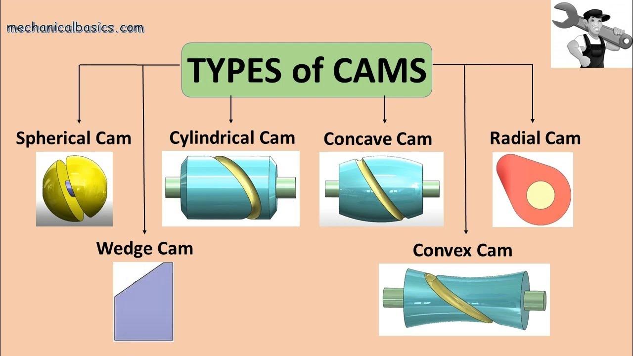 Different Types of Cams and Followers - Working of Types of Cams and Followers - Mechanical ...