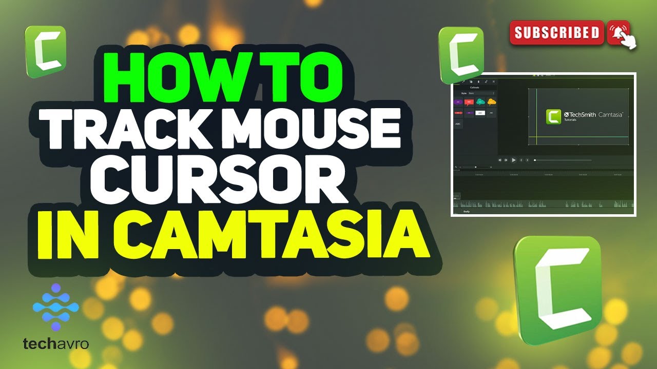 How to track mouse cursor on camtasia 2025 - YouTube