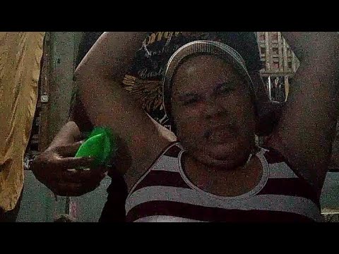 How to massage wife armpit-using very sharp laundry brush😂
