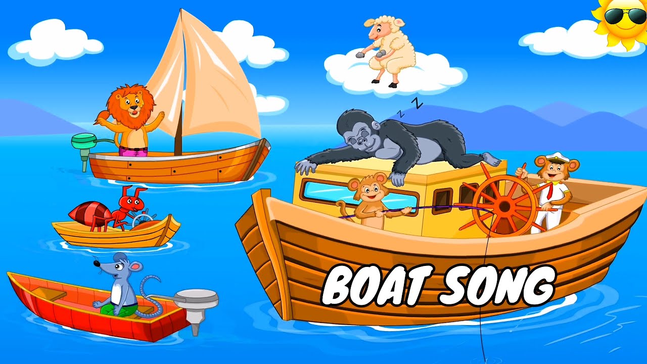 Learn Vehicles For Toddlers | Boat Song #abcdsong - YouTube