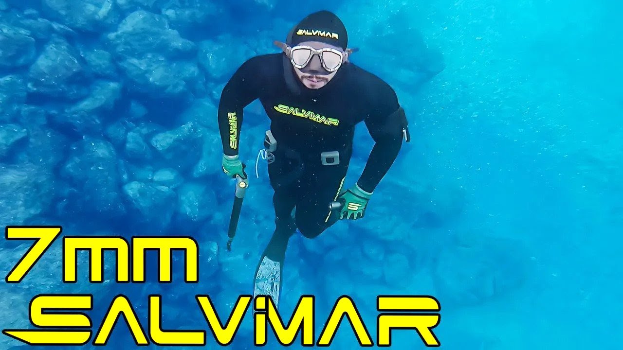 SALVIMAR Wet Drop 7mm Spearfishing Wetsuit Review January 2023 4K - YouTube