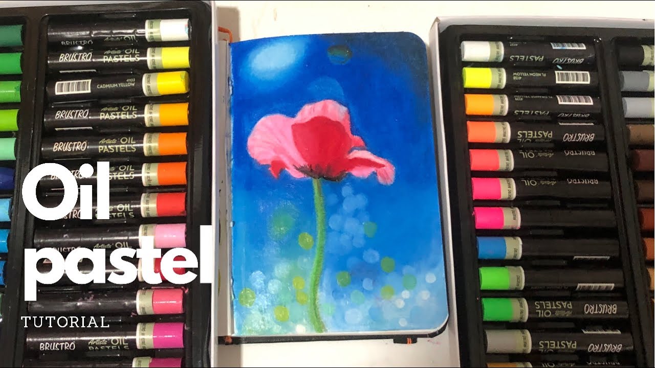 Easy oil pastel drawing for beginners | step by step tutorial |brustro ...
