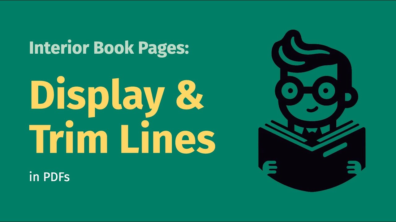 Quick Guide: Display & Trim Settings for Book Pages in PDFs - YouTube