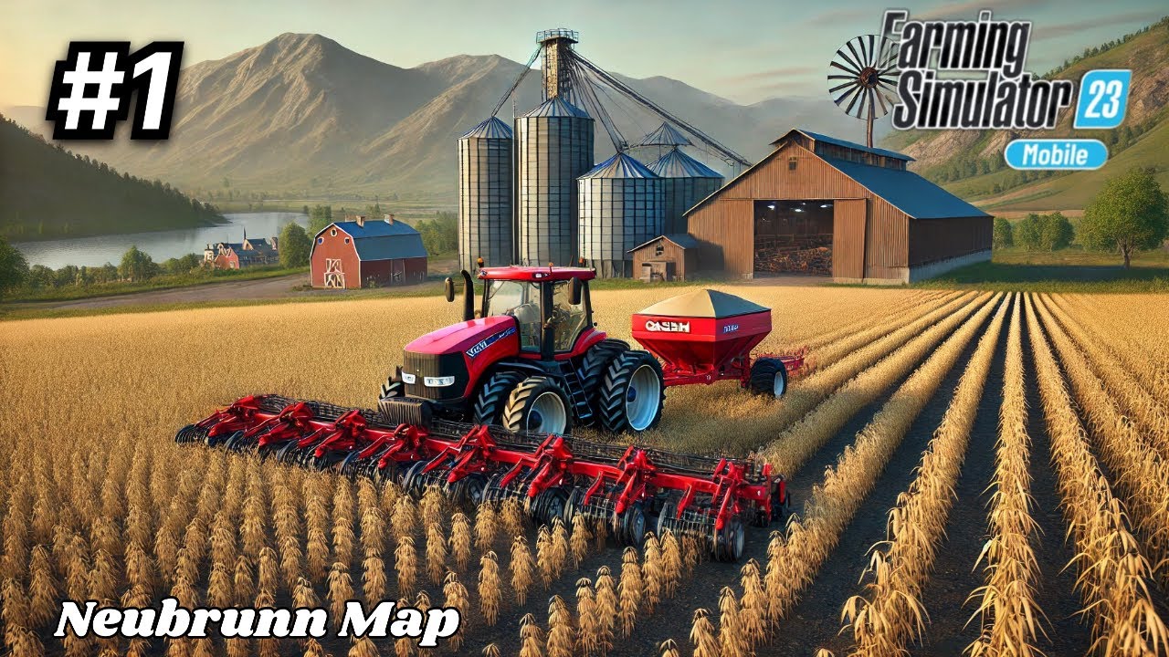 Farming simulator 23 | Neubrunn Map | gameplay 1 #fs23 - YouTube