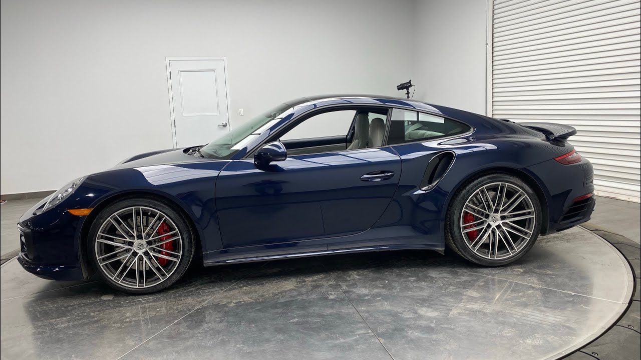 2018 Porsche 911/991 Turbo Coupe - Night Blue w/Chalk & Blue Interior ...