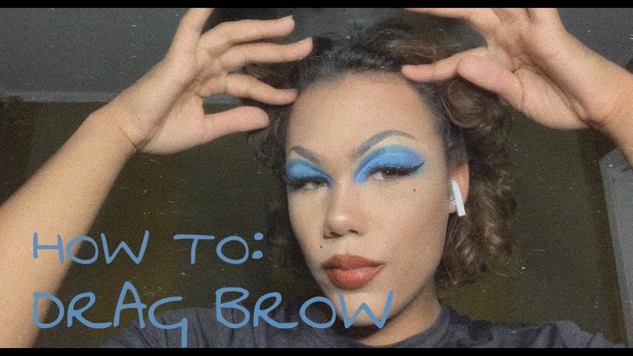Drag Queen Brow Tutorial - YouTube