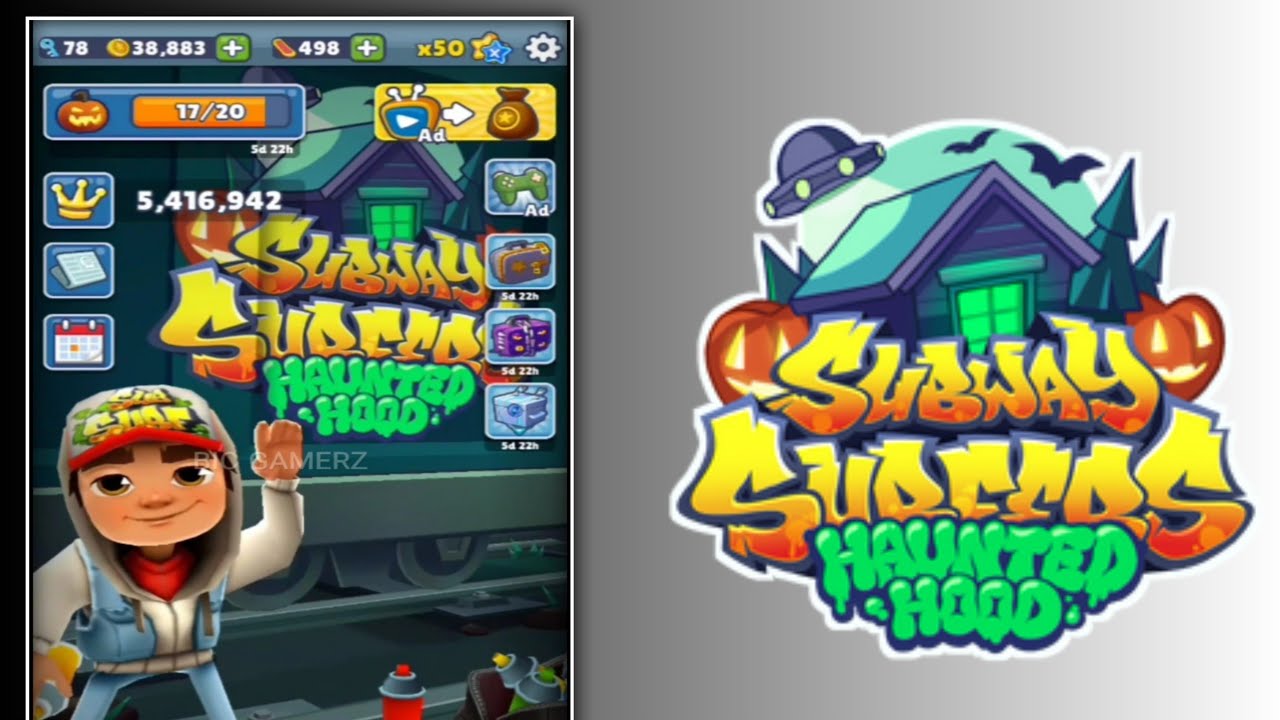 Subway Surfers Haunted Hood 2023 - Daily High Score Complete 💯 Gameplay ...