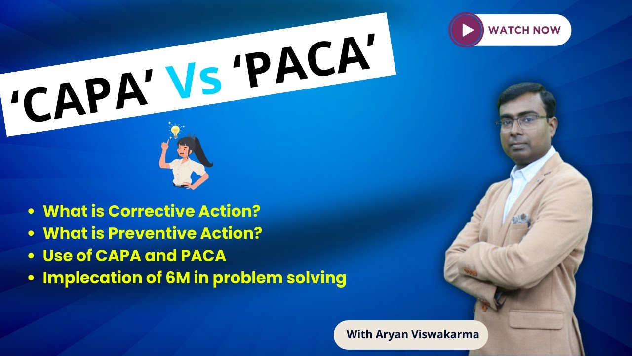 CAPA Vs PACA | Corrective Action & Preventive Action | How do they work ...