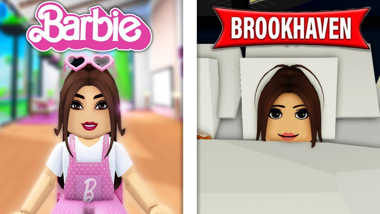 JE DEVIENS UNE BARBIE PENDANT 24 HEURES SUR BROOKHAVEN ROBLOX - YouTube