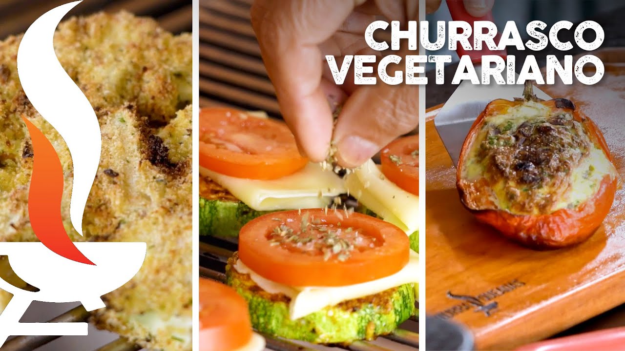 Churrasco Vegetariano (3 opções) I Churrasqueadas - YouTube