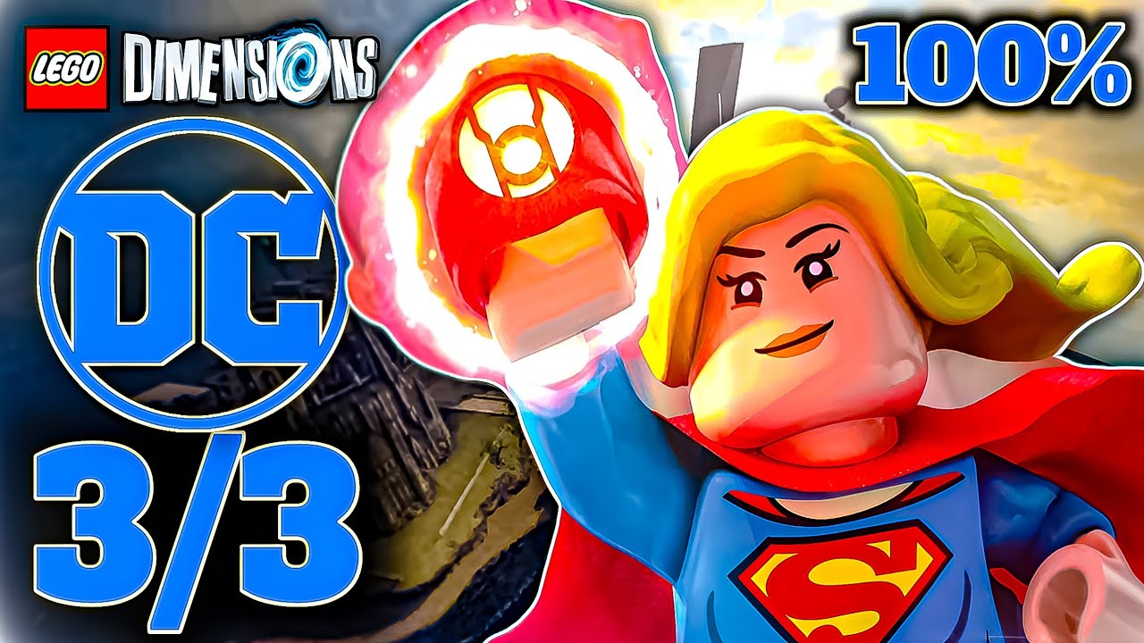 LEGO Dimensions: DC Comics Adventure World 3/3 All Collectibles 100% ...