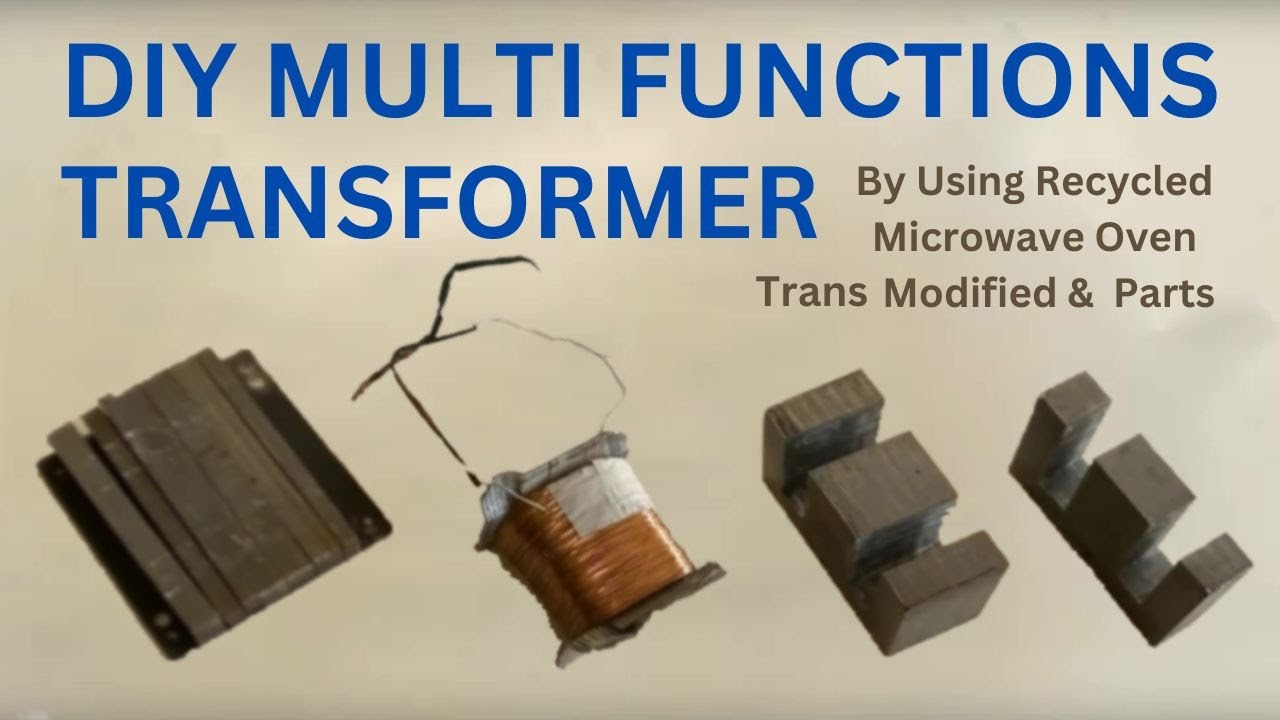 How To DIY A Multi Functions Transformer By Using Recycled parts And A ...