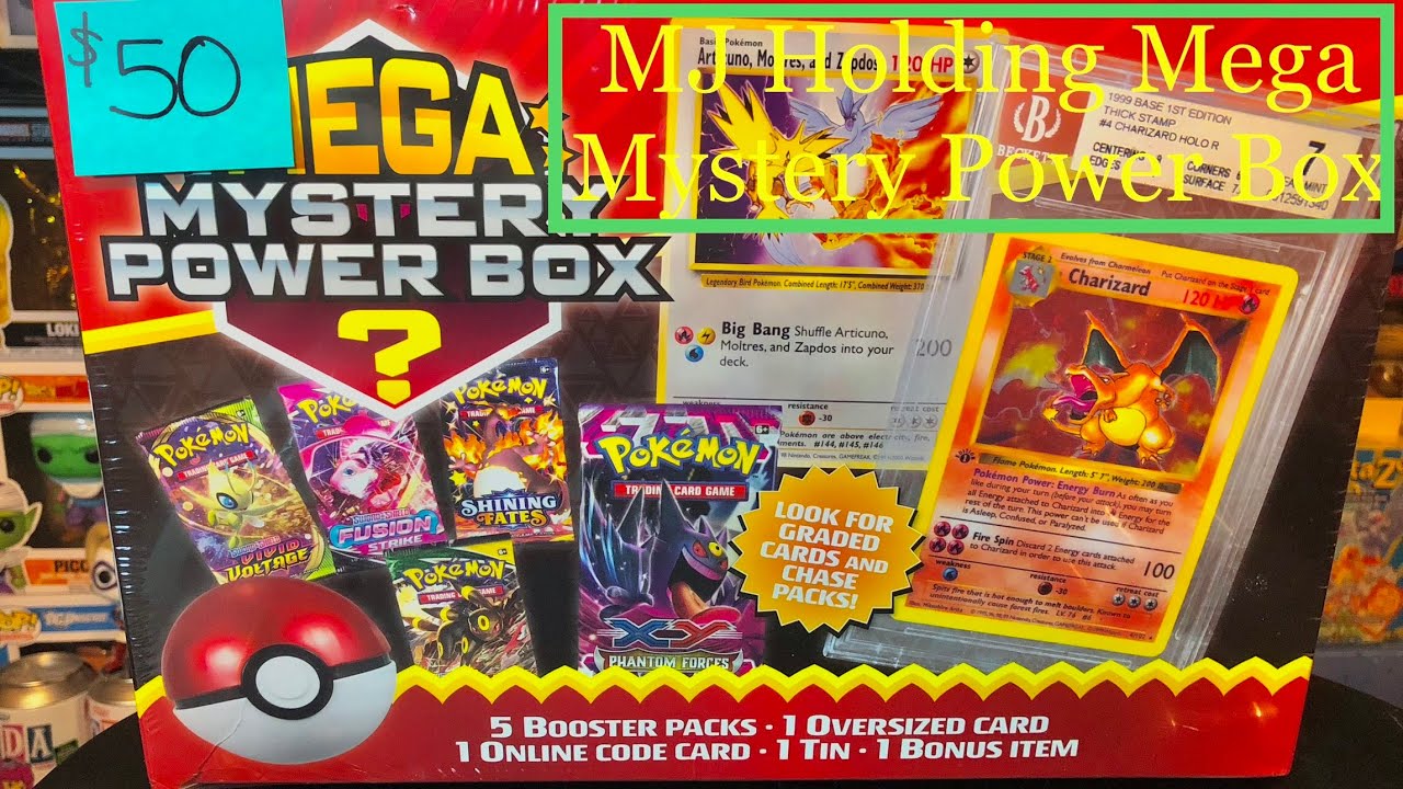 MJ Holding Mega Mystery Power Box (Chase Pack and Graded Card Edition ...
