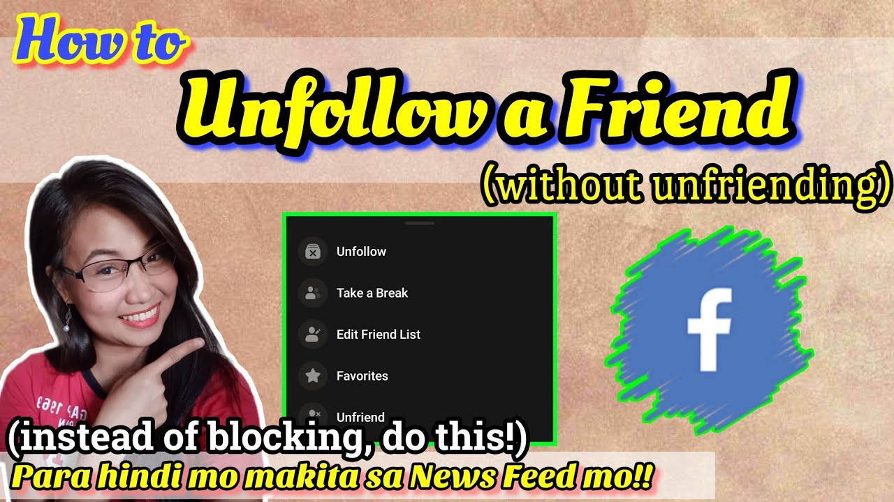 How to Unfollow on Facebook (Unfollow without Unfriending) - YouTube