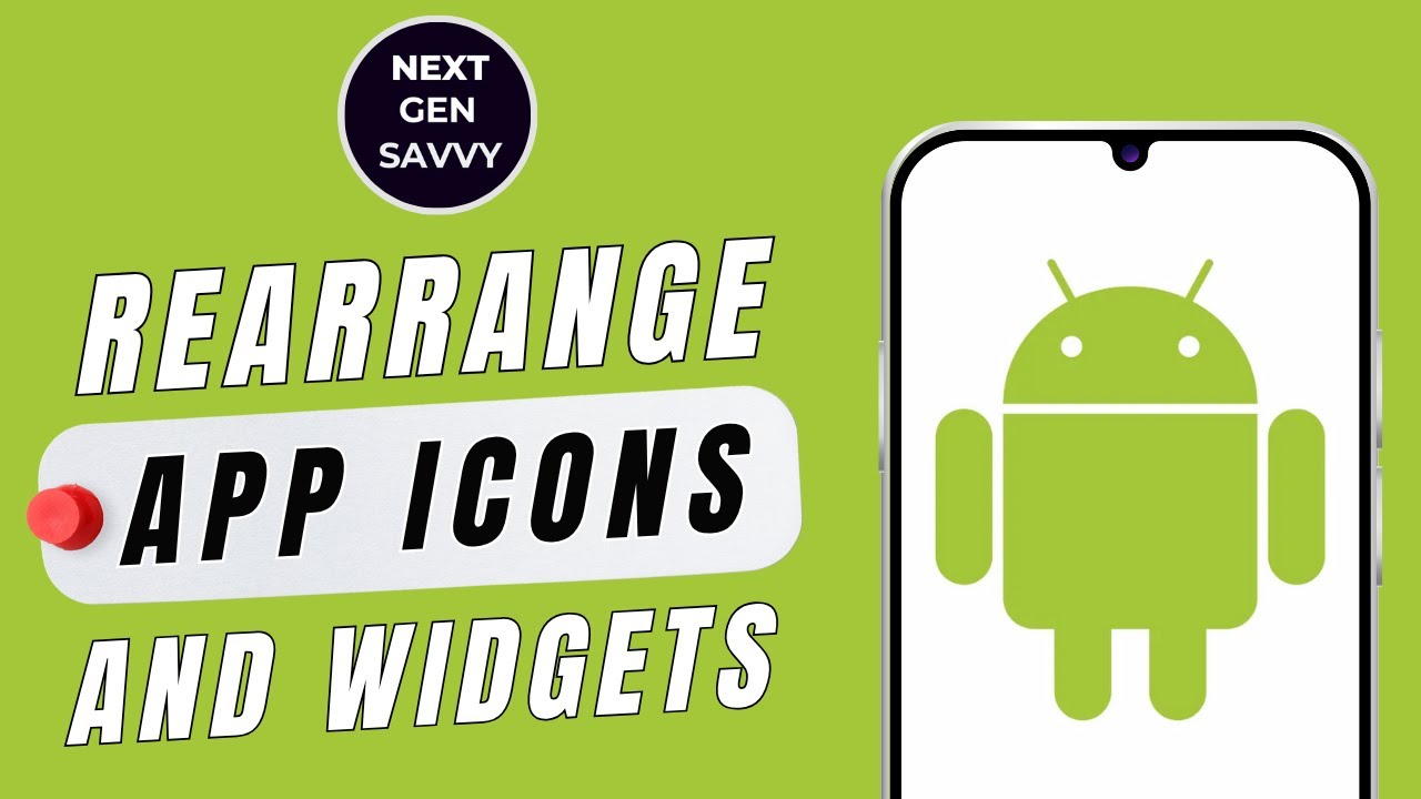 HOW TO REARRANGE APP ICONS AND WIDGETS ON HOME SCREEN - YouTube