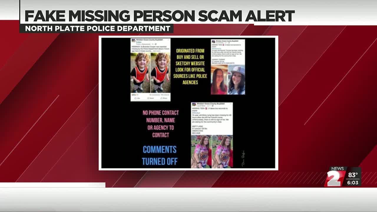 Fake missing person scam alert - YouTube