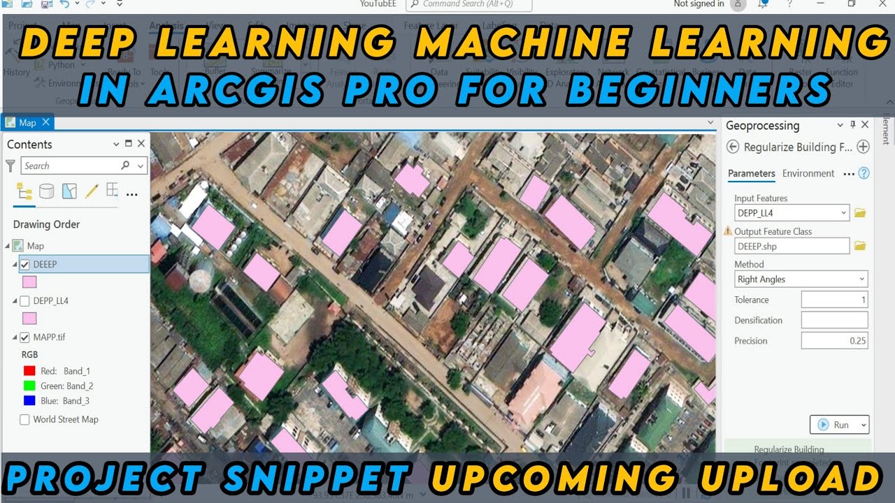 Deep Learning Ai Model in ArcGIS pro for Beginners 2025 || Project ...