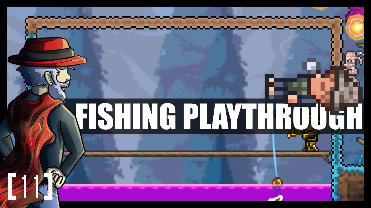 Terraria 1.3 Let's Play - Fishing Class Playthrough! CRYSTAL SERPANT ...