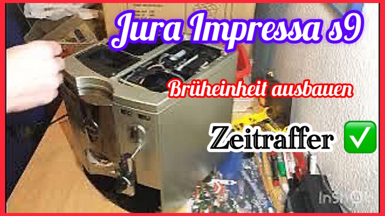 Jura Impressa S9 Avantgarde Bruhgruppe Ausbauen
