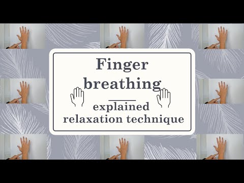 Finger breathing, relaxation technique. Stress strategies. - YouTube