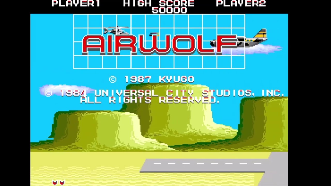 AIRWOLF ARCADE (NINTENDO) PKG PS3 - YouTube